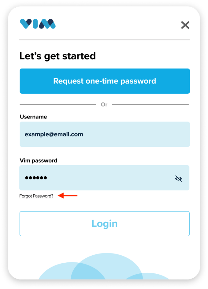 How to Reset Your Vim Connect Password
